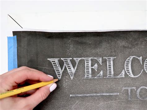 Mama Jots Diy Chalkboard Lettering Abbys Birthday