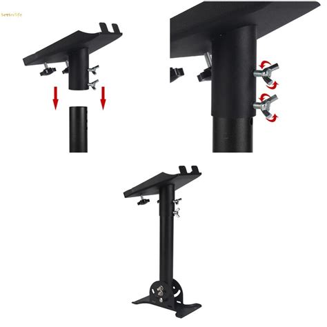 Easily Installable Black Metal Pole Mount Ideal For Your For Starlink Gen Setup Shopee Malaysia