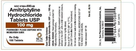 Amitriptyline Fda Prescribing Information Side Effects And Uses