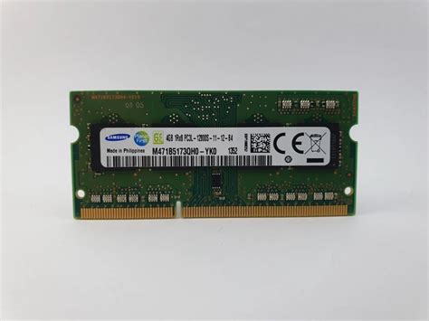 Оперативная память для ноутбука Sodimm Samsung Ddr3l 4gb 1600mhz Pc3l