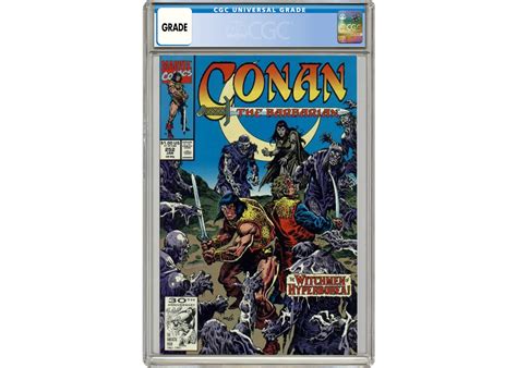 Marvel Conan The Barbarian 1970 Marvel 252 Comic Book Cgc Graded Us