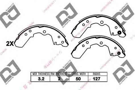 K4435mk K K 4435 Brake Shoe Set For Mk K