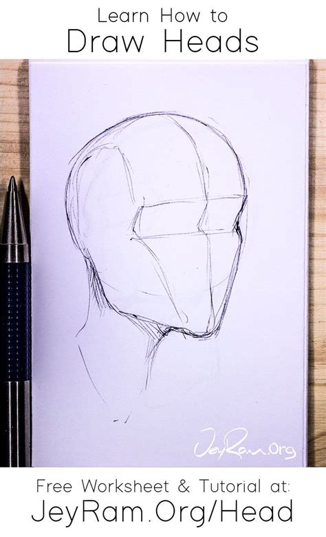 How To Draw The Head From Any Angle Free Worksheet Video Tutorial Artofit