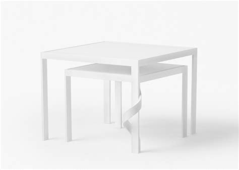 Nendos Tangle Side Tables Twine Together As If Holding Hands