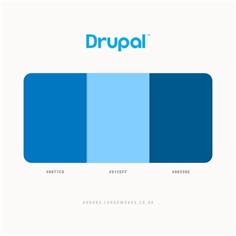 Drupal Color Palette Website Color Palette Flat Color Palette Color Design Inspiration