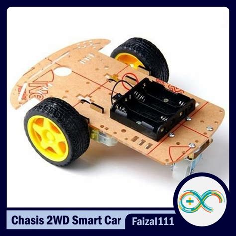 Jual Kit Smart Chasis 2wd Robot Car Frame Mobil Arduino Chassis Line Follow Kab Tegal