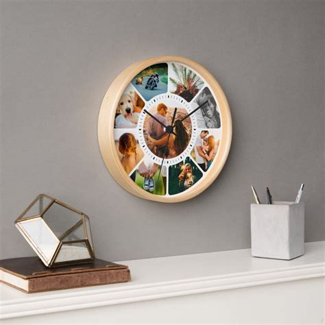 9 photo rounded clock rounded zazzle in 2025 free birthday stuff