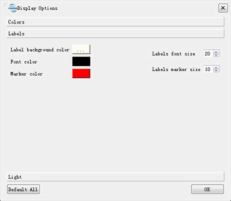 Display Options · Lipowerline User Guide