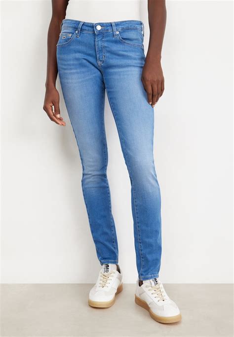 Tommy Jeans Sophie Jeans Skinny Fit Denim Medium Bluedenim Zalando Dk