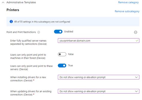 Point And Print And Intune Scloud