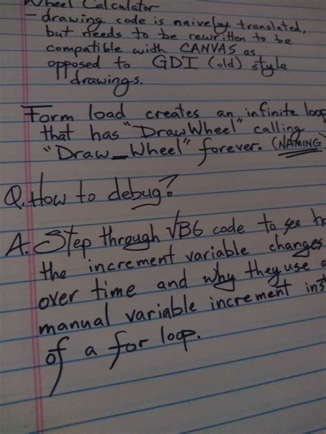 My Software Debugging Notes Rpenmanshipporn