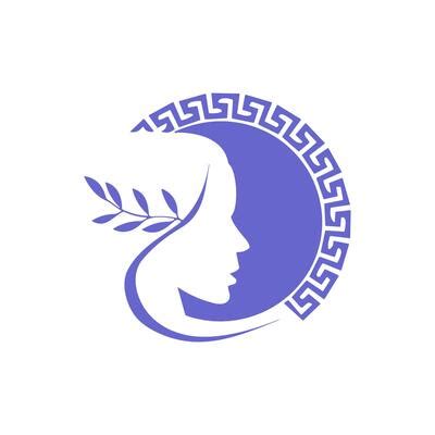 Greek Goddess Logo Vector Art Icons And Graphics For Free Download