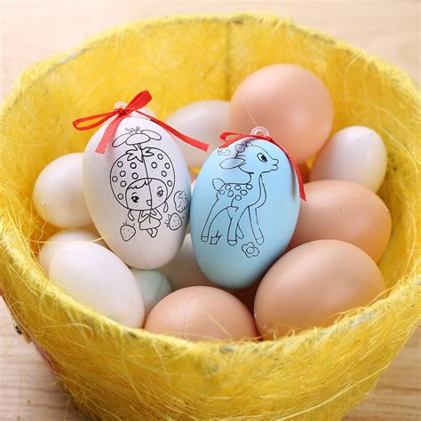 1020pcs Plastic Easter Eggs Happy Easter Decorati Vicedeal
