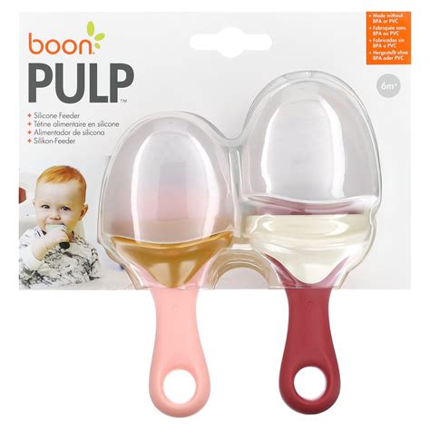 Boon Pulp Silicone Feeder 6 Months 2 Feeders