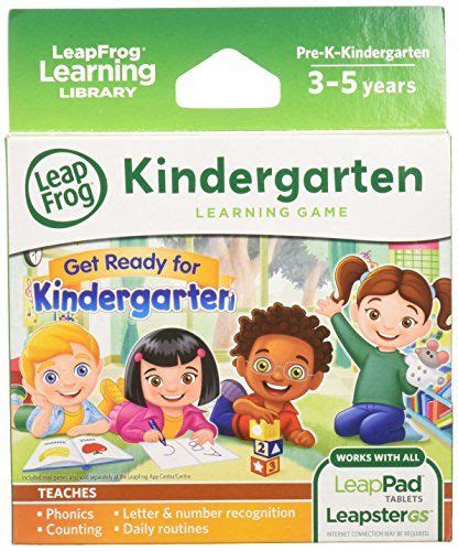 Leapfrog Learning Game Get Ready For Kindergarten For Leappad Ultra