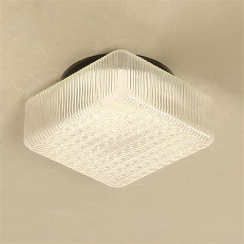 Square Glass Ceiling Light Shade Shelly Lighting