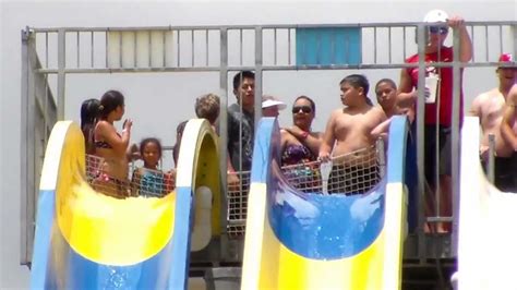 Pero Soy Del Boqueron El Numbero Un Ok En Tx Water Slide Prank 2012