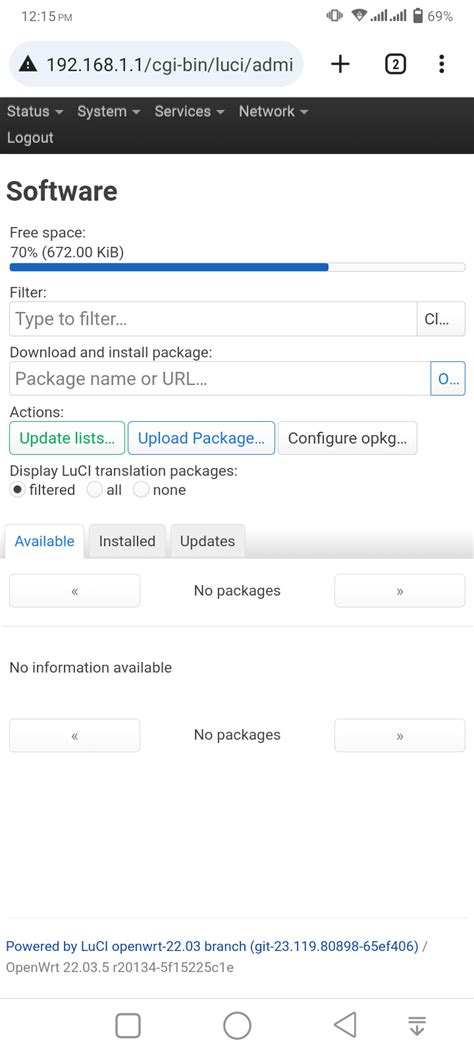 Disk Space Reduces After Several Reboot Installing And Using Openwrt