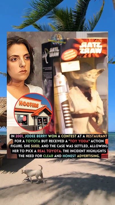 In 2001 Jodee Berry Won A Contest At A Restaurant For A Toyota But Received A Toy Yoda