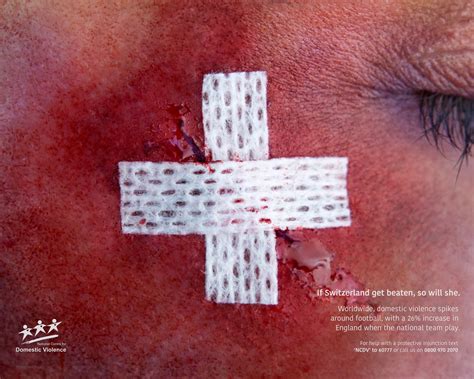 Campaña Gráfica Contra La Violencia Doméstica Y El Mundial De Fútbol