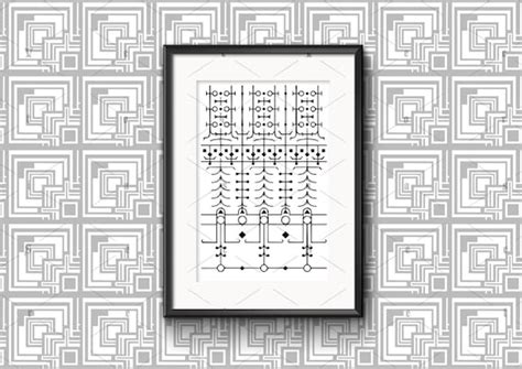 Frank Lloyd Wright Patterns Black And White Chicago Area Frank Lloyd