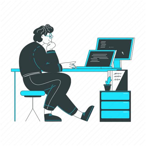 Programmer Figuring Code Developer Programming Account Coding