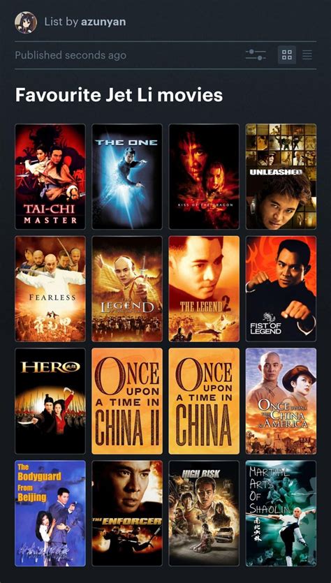 Ive Seen Ever Jet Li Movie Except 2 Most Of Them Multiple Times These Are My Favorites The