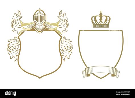 Coat Of Arms Shield Template Vector At Aileen Markham Blog