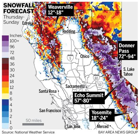 Biggest Storm Of The Year To Bring Up To 10 Feet Of Snow And Near To