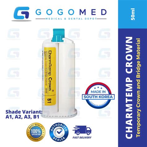 Charmtemp Crown Temporary Crown And Bridge Material 50ml Per Cartr