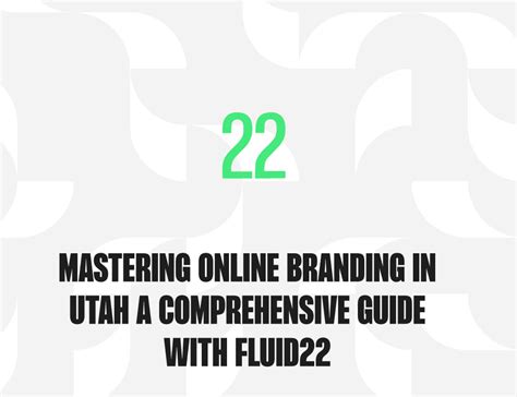 Build A Strong Online Brand In Utah With Fluid22s Expertise