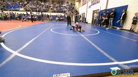 43 Lbs Semifinal Degann Hall Pryor Tigers Vs Asher Stewart Vian Wrestling Club