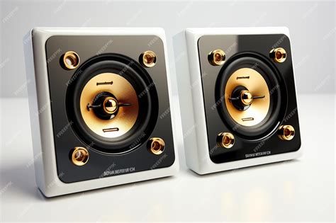 Premium Photo Audio Sockets On White Background