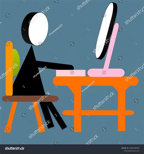 Preteen Boy Writing Computer Over 10 Royalty Free Licensable Stock Illustrations And Drawings