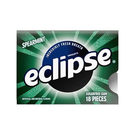 Eclipse Sugar Free Gum Spearmint 18 Pieces 8 Pack