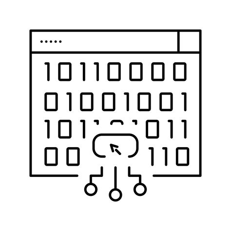 Cross Site Scripting Line Icon Vector Illustration 19001880 Vector Art