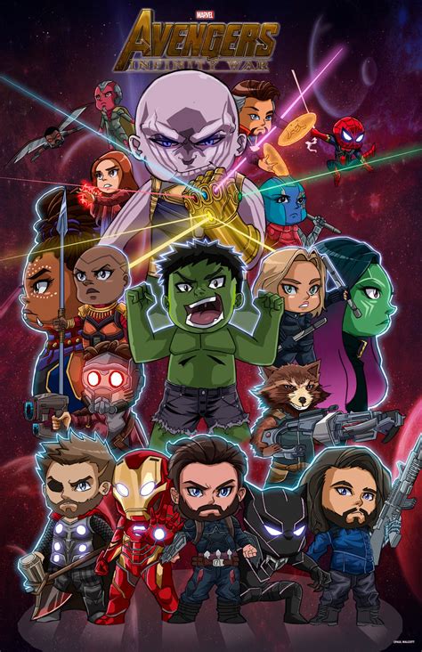 Chibi Avengers Infinity War By Fantasiesandfathoms On Deviantart
