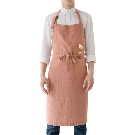 Cafe Creme Chef Linen Apron Forest Homes