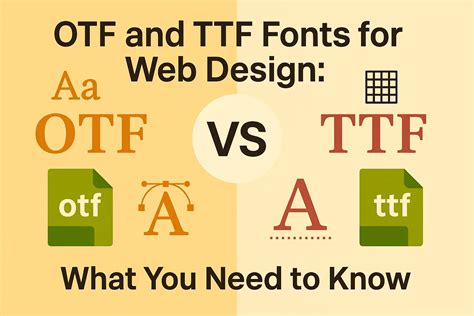 Otf And Ttf Fonts For Web Design What You Need To Know
