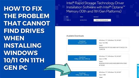 How To Fix The Problem That Cannot Find Drives When Installing Windows