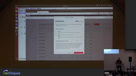 Twillio Api With Clojure By Matthew Gilliard Lightning Talk Youtube