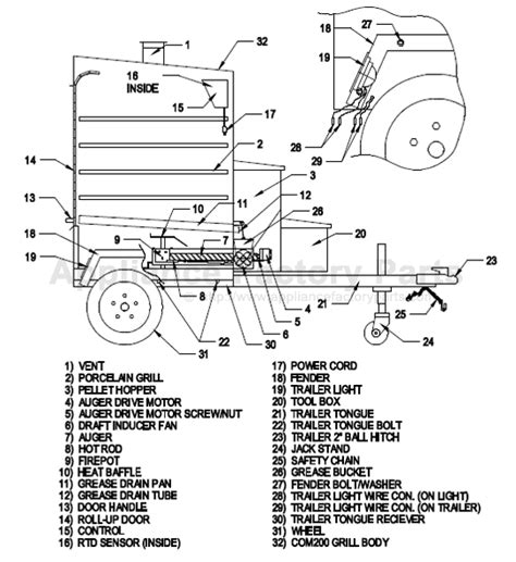 Traeger Com200 Parts Find Grill Parts Here