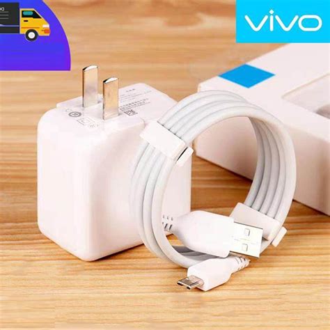 Vivo Charger Original Fast Charger W Micro Usb Type C Cable In