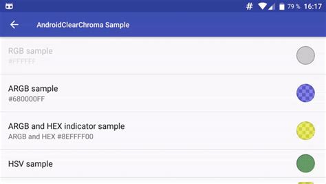 Github Kunzisoftandroidclearchroma A Material Color Picker For Android