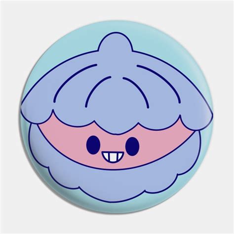 Kawaii Cute Smiley Shellfish Shellfish Pin Teepublic