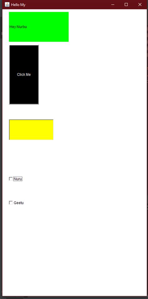 awt controls in bcis fifth semester using awt controls layout managers