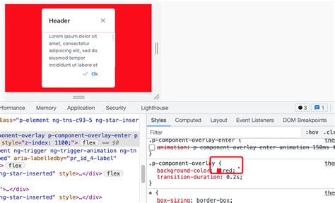 Dialog Unwanted Line S Issue 11266 Primefaces Primeng GitHub