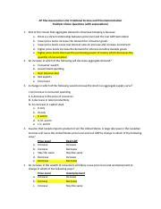 AP Macro Unit 3 Extra Questions2.docx - AP Macroeconomics Unit 3 ...