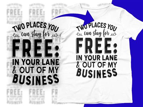 Two Places You Can Stay For Free Svg Png Gráfico Por Craftdesigns
