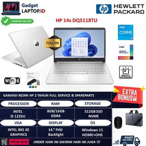 Jual Hp S Dq Tu Intel I U Gb Gb Ssd Fhd Ips Backlight Win Ohs Shopee